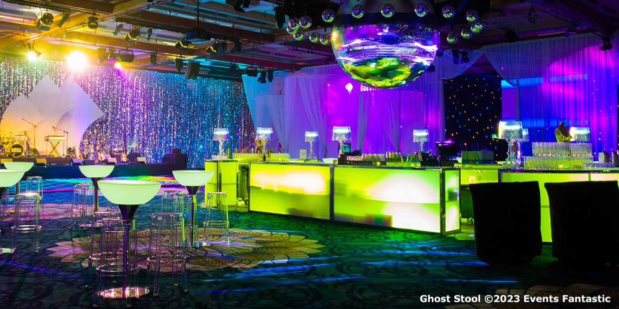 Clear Ghost Stools For Hire ⭐️ Gold Coast, Brisbane & Tweed